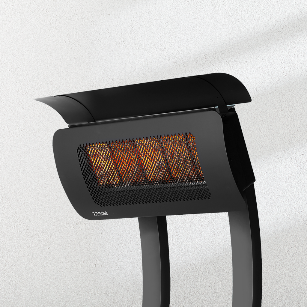Tungsten Outdoor Heaters - High-Power Output in Black or White - Bromic Heating Australia