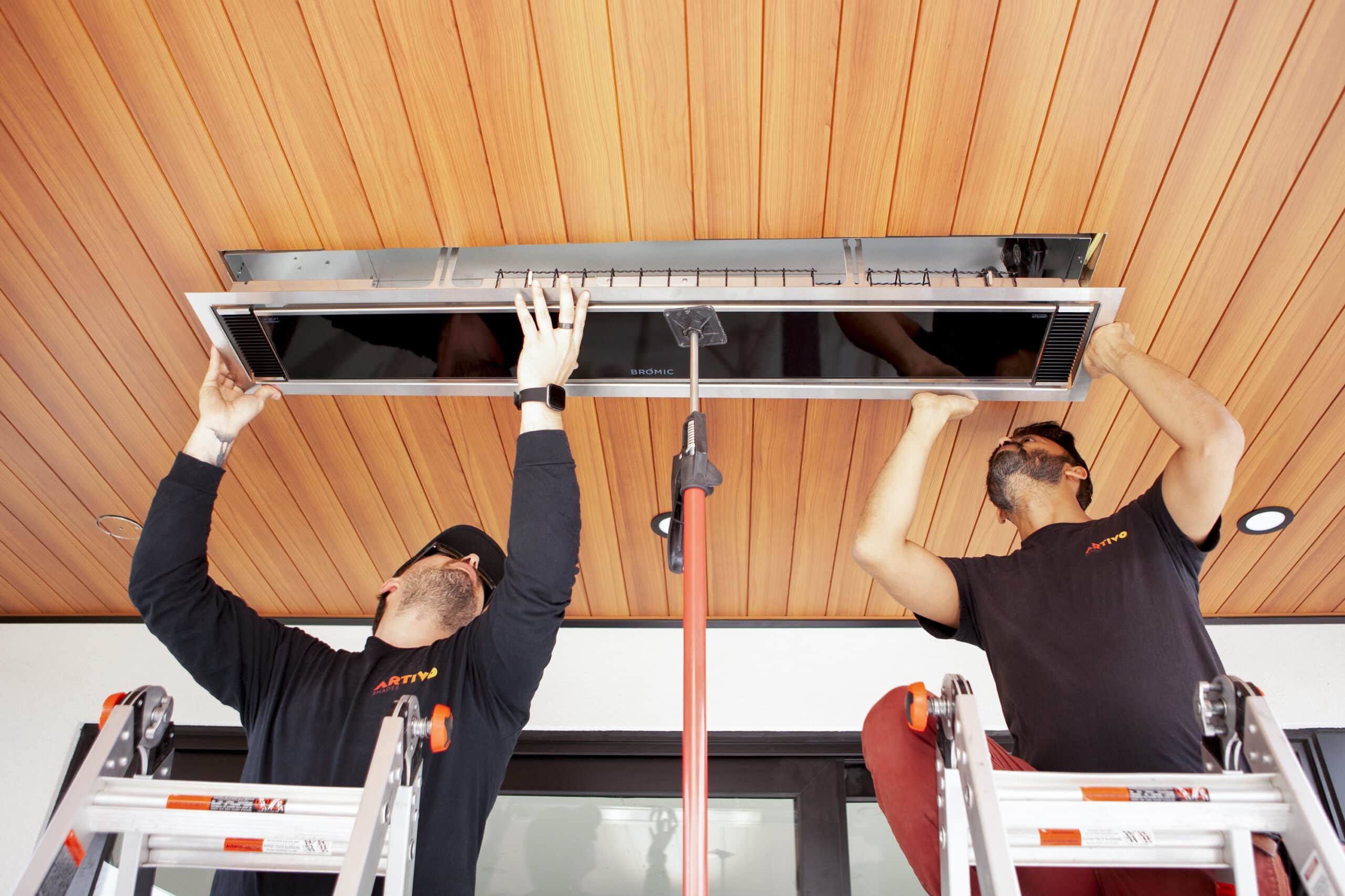 Platinum Electric Heaters Recessed Using the Low Clearance Recess Kit ...