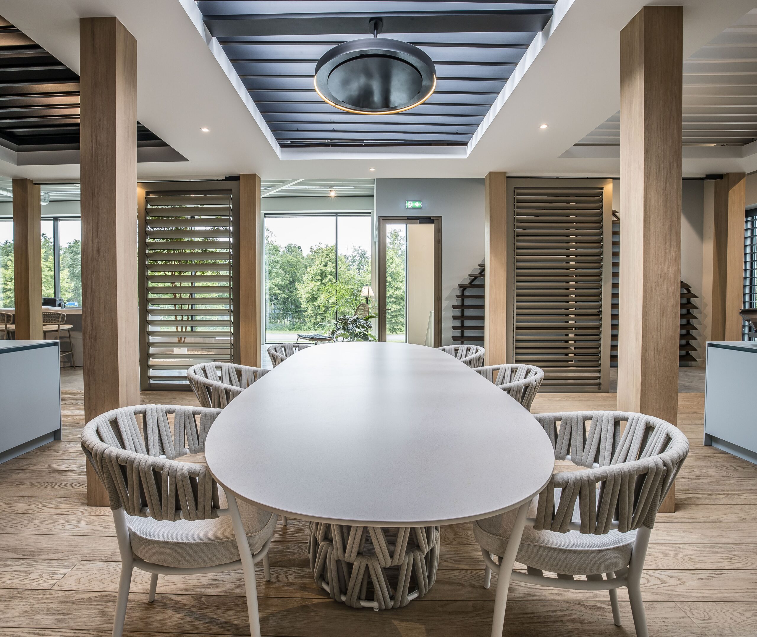 Showroom-Livium Roof Structure - Bromic Heating Australia